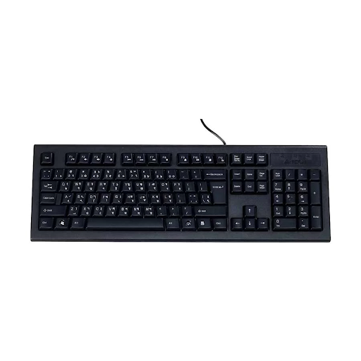 A4tech KRS-82 Black Wired Multimedia (FN Hotkeys) Keyboard with Bangla ...