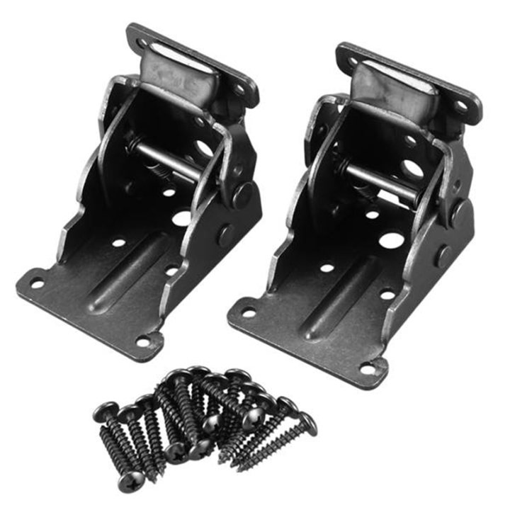 2Pack Folding Brackets Lock Extension Support Bracket with Screws for ...