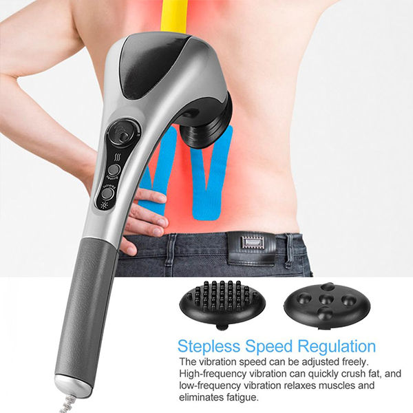 Double Head Electric Full Body Massager Neck Back Leg Massage Machine ...