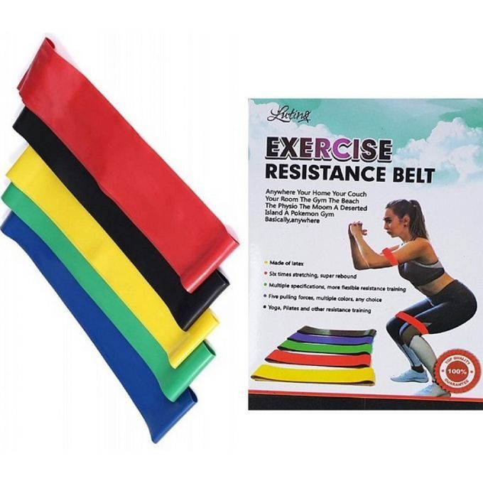 Exercise resistance belt - 5 Pcs | Daraz.com.bd