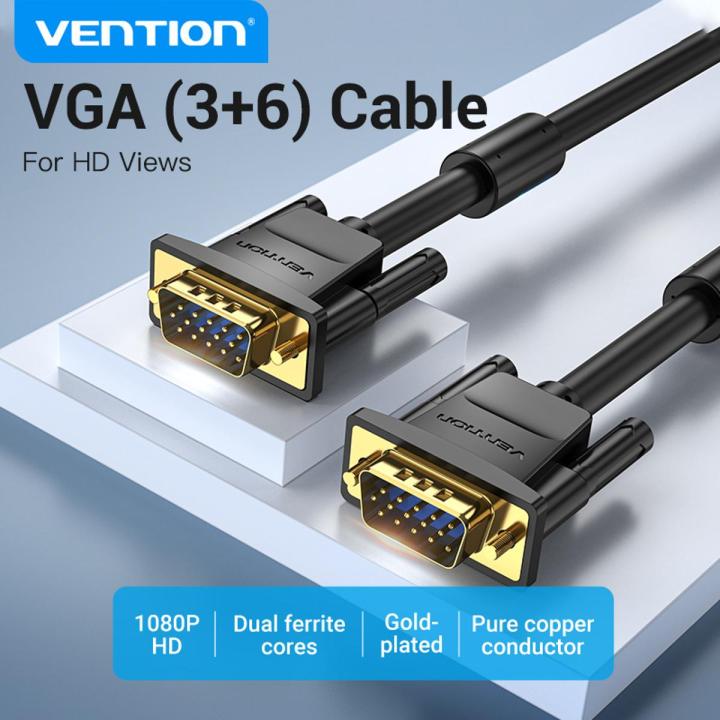 VENTION DAE VGA(3+6) Male to Male Cable | Daraz.com.bd