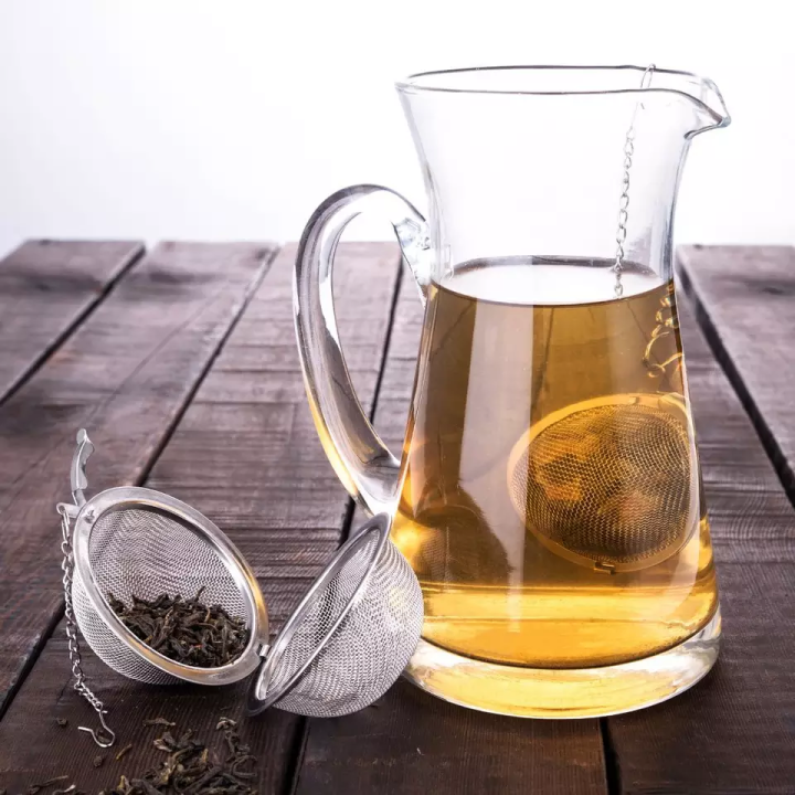 Stainless Steel Reusable Bulk Tea Infuser tea strainer Ball Shape Tea ...