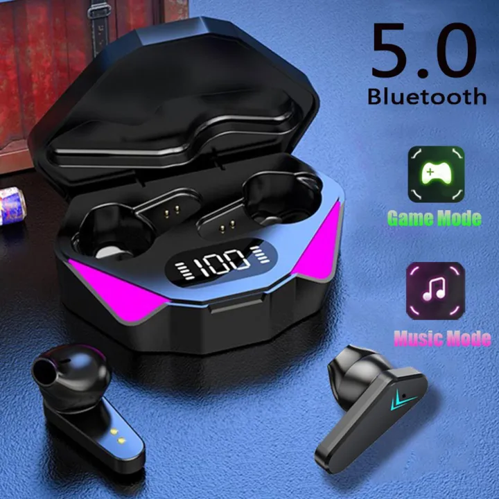 X15 TWS Game Wireless Earphone Bluetooth Headphones Low Latency ...