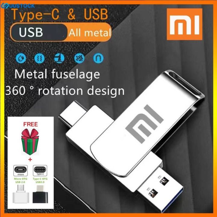 【Ready Stock+FREE Shipping+COD】 XIAOMI Original OTG metal pendrive 512G ...