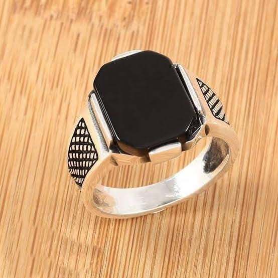 Black and Silver Finger Ring for Men By Top 10 Mart | Daraz.com.bd