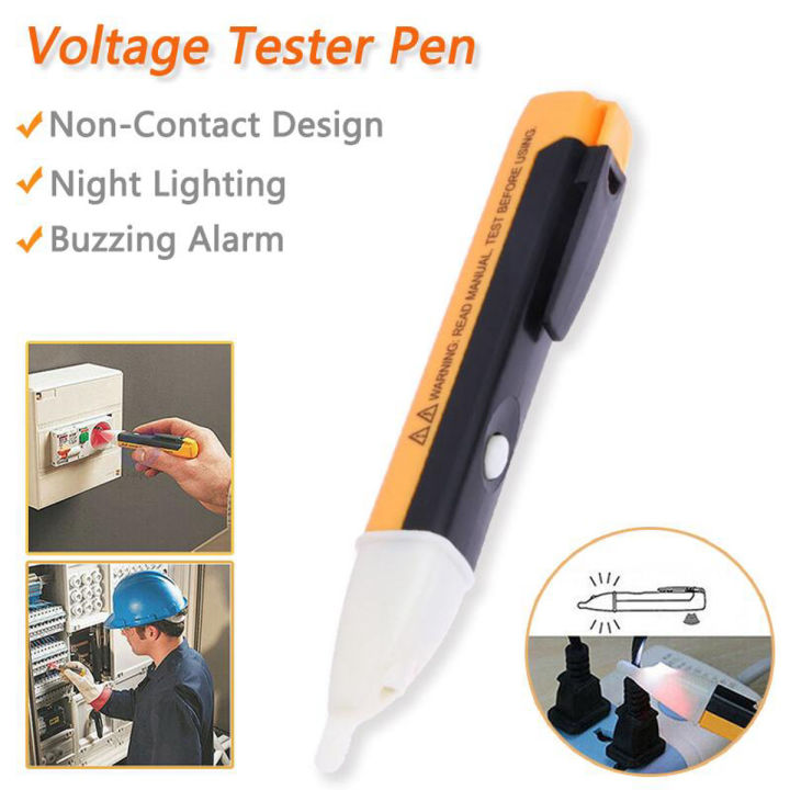 Voltage Meter AC DC Detector-Electric Test Pencil 90V to 1000V | Daraz ...