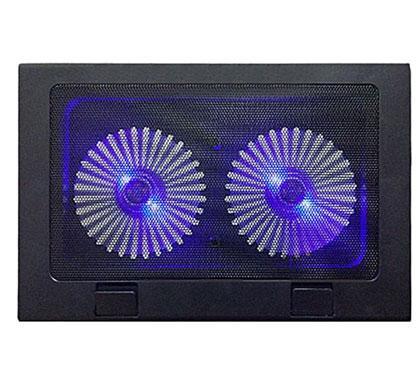 SUNTECH A8 Double Fan LED Laptop Cooling Pad - Black | Daraz.com.bd