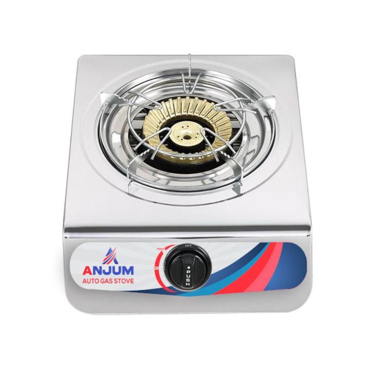 Single S.S. ( Stainless Steel ) Auto Gas Stove A-102 SCB | Daraz.com.bd