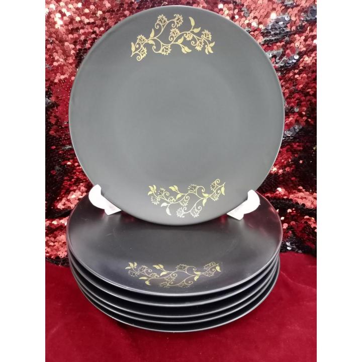 6 Pcs Exclusive Dinner Half-Plate Set - Enhance Your Dining Decor With ...