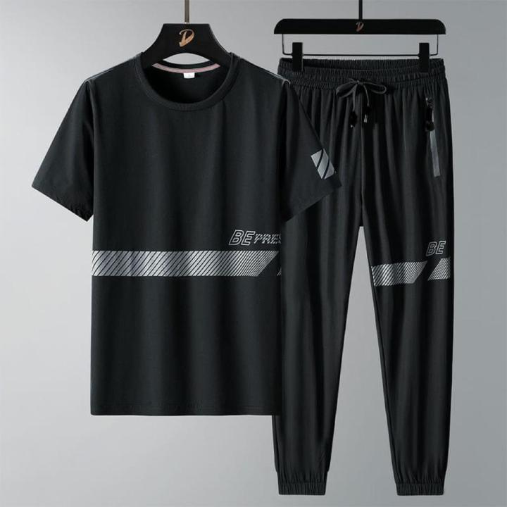 Combo SET - Black T-Shirt And Trouser for Men - Soft fabric and ...
