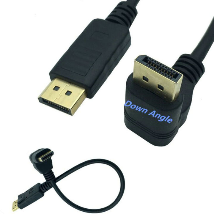 30cm DisplayPort DP Display Port Male 90 Degree Angled to Fmale ...