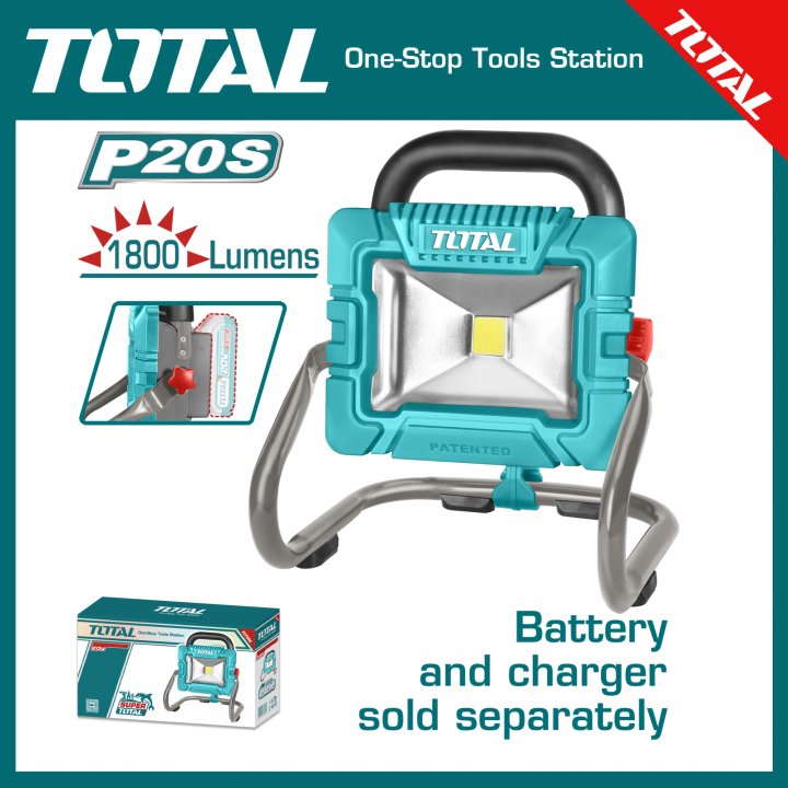 TOTAL TWLI2025 Lithium-Ion Portable Lamp (without Battery & Charger ...