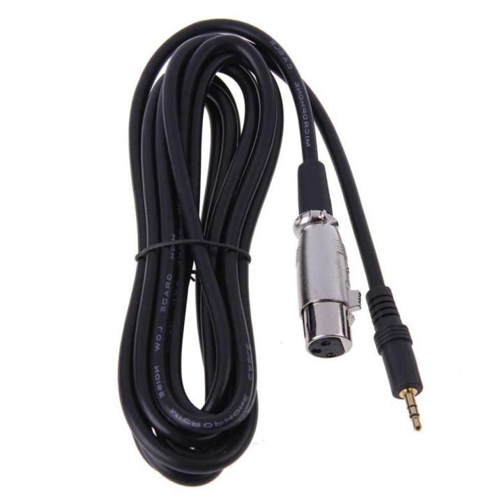XLR Female To 3.5mm Microphone Cable 1.5M for condenser, dynamic ...