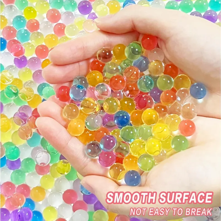 GNR Crystal Soil Water Balls Rubber Jelly Beads Growing Orbeez - Pack ...