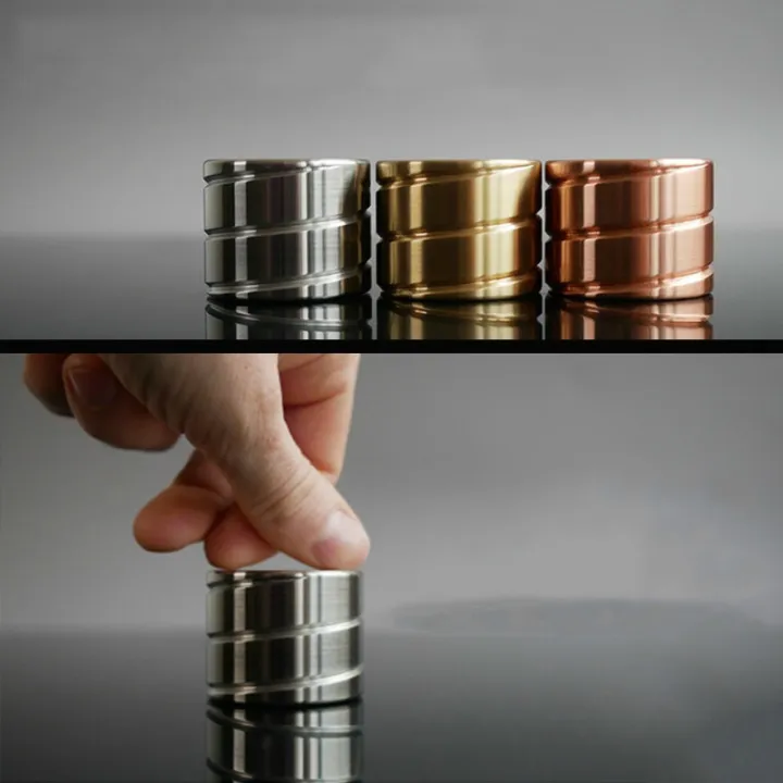 Desktop Stress Relief Toy Metal Decompression Hypnosis Rotary Gyro ...