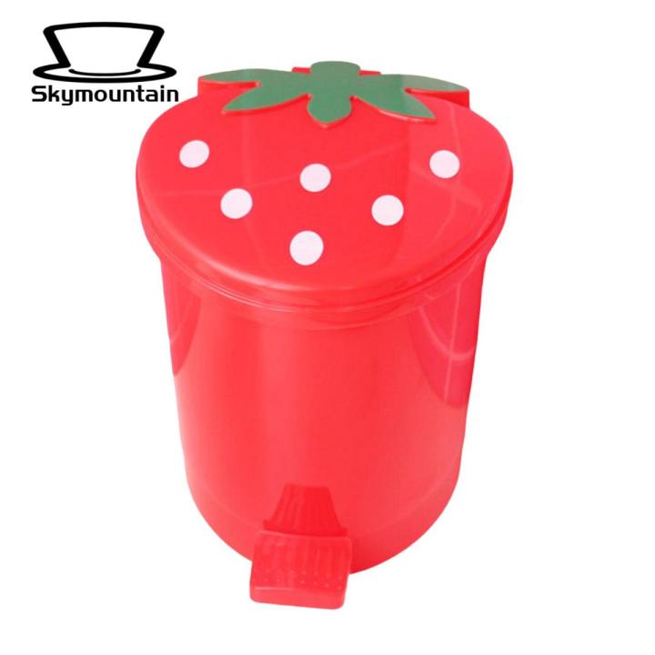 Skymountain Garbage Bin Exquisite Shape Garbage Bin with Swing Lid ...