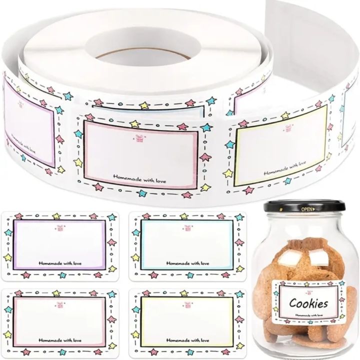 【Be worth】 250Pcs/Roll Multifunctional Kitchen Name Label Sticker Color ...