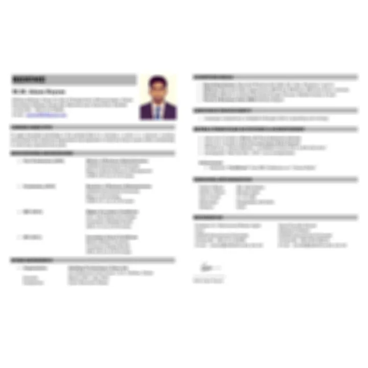 Standard CV and Resume (PDF Only) | Daraz.com.bd