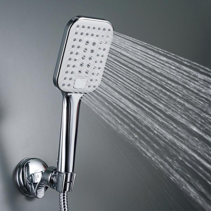 ABS Hand shower with Stainless Steel chain 4 feet long Chrome polish ...