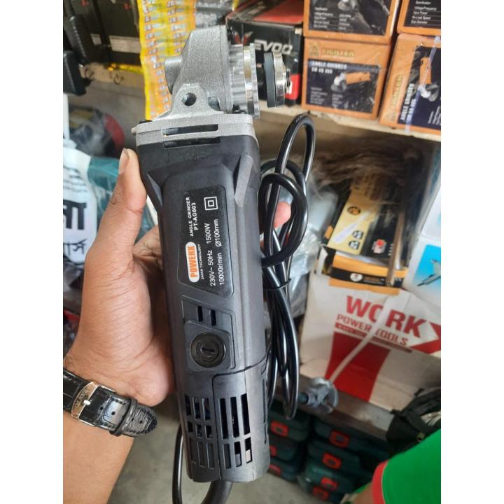 Angle Grinder Machine 100mm 4"INCH 1500watt 10000 RPM Heavy duty angle ...