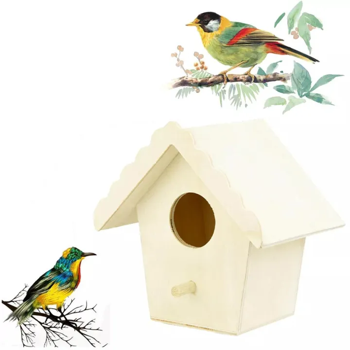 Wooden Bird breeding house for small Birds 1 Pcs | Daraz.com.bd