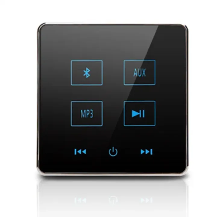 Touch Screen Music Panel Home Background Audio System Support USB TF ...