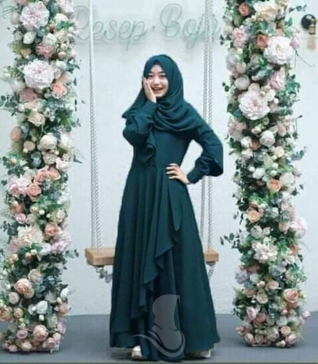 Stylish ahaliya kaftan party wear one part ayaba borka// muslim wear ...