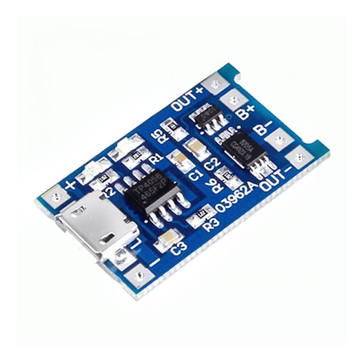 TP4056 Charging Module Circuit 5V 1A Micro USB Lithium-Ion 18650 Charging Module | Daraz.com.bd