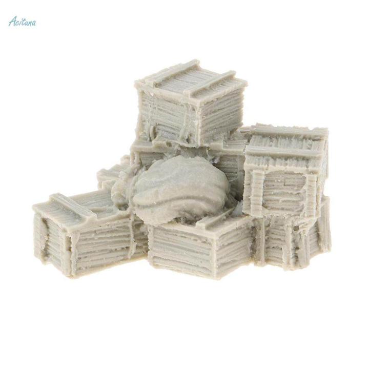 2x1/35 Resin Figure Resin Boxes and Bags Model Resin Kit Resin Soldier ...