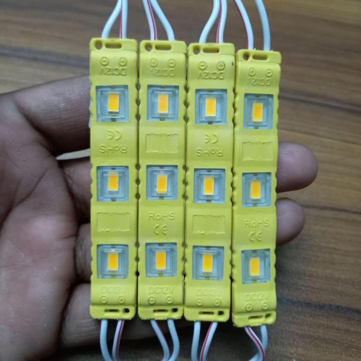 4Pcs- YELLOW Color DC 12V COB Yellow LED Light COB LED Light 12V COB ...