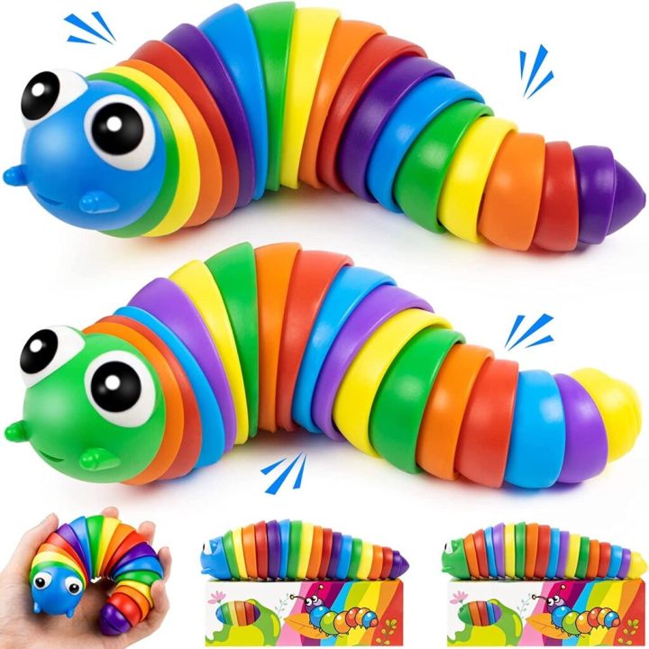Kawaii Caterpillar Slug Shark Dolphin Decompression Toy Anti ...