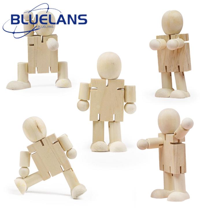 Diy Craft Figure Wooden Jointed Figures Diy Art Crafts Supplies for ...
