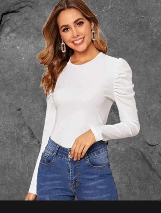 Cotton Full Sleeve Full Body Crop Tops Blouse for Women | Daraz.com.bd