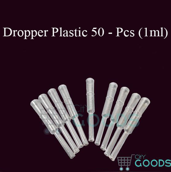 Dropper Plastic - 1ml - 50 Pice | Daraz.com.bd