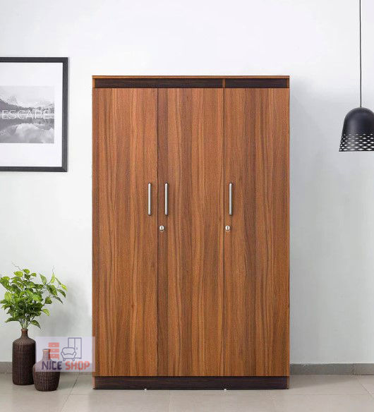 Kath + Chocolate Color Partex MDF Laminated Board Almirah with inner ...