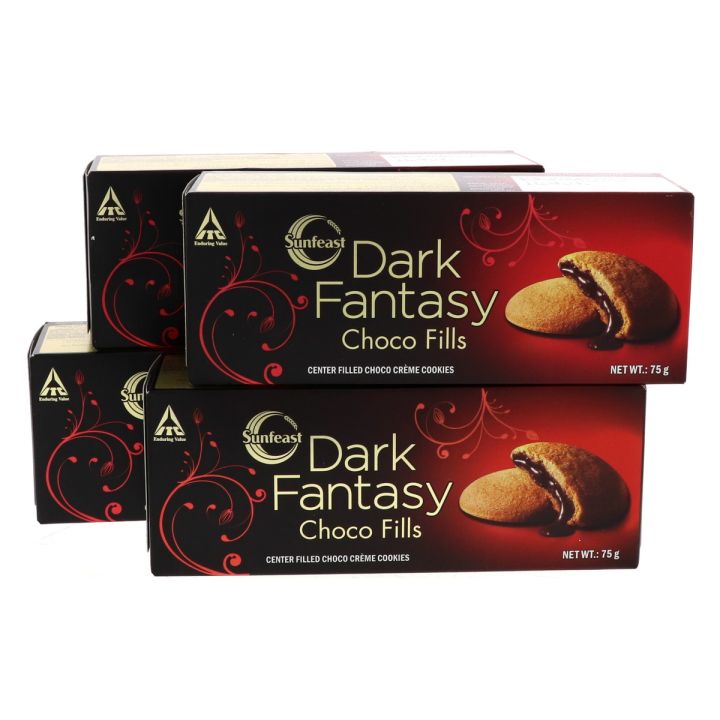 Dark Fantasy Choco Fills, 75 grams (Pack of 4) | Daraz.com.bd