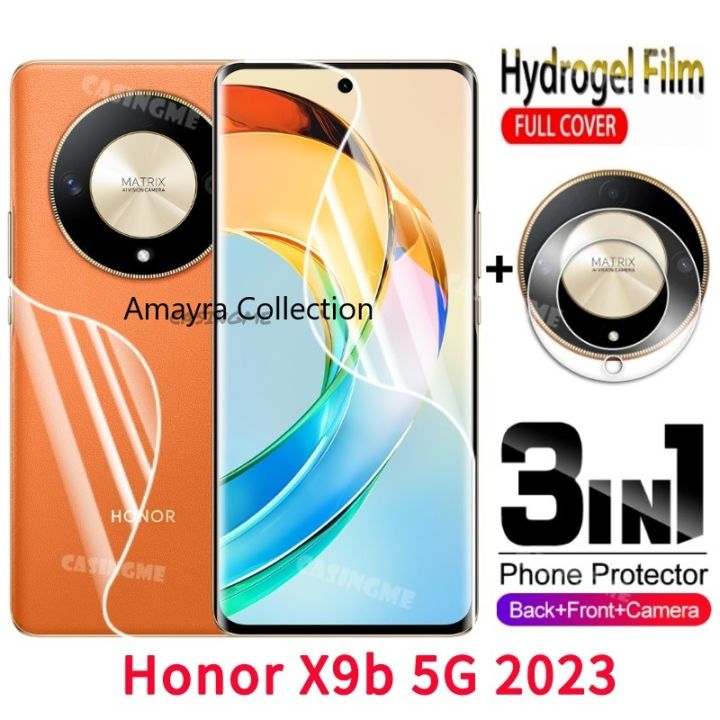 3in1 Protector Combo Pack for Honor X9B 5G (Front Hydrogel Screen ...