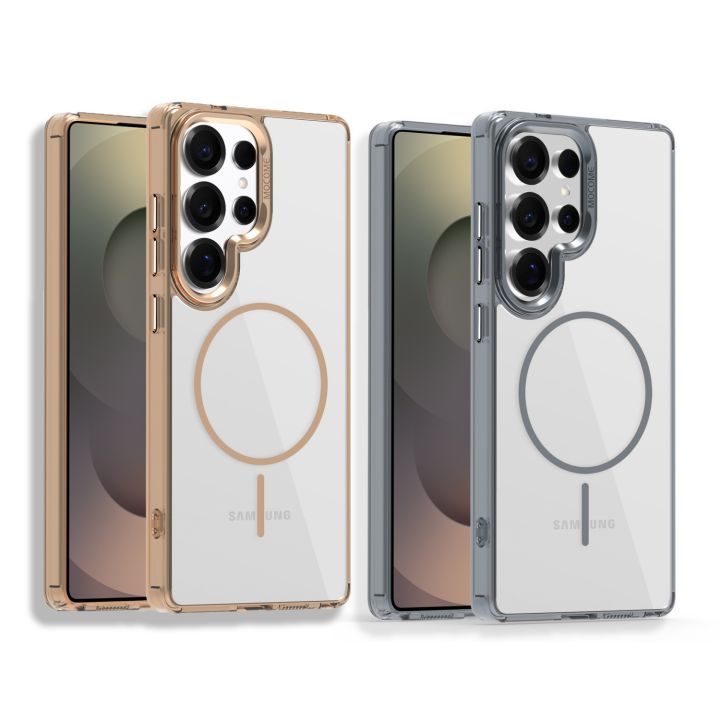 HODON Luxury Clear Magnetic Phone Cases For Samsung Galaxy S25 S24 S23 S22 Plus Ultra A15 A55 ...