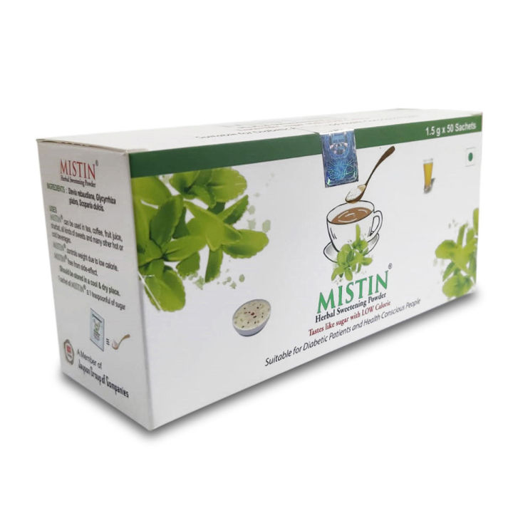 Mistin (Herbal SweeteningmPowder) 1.5 gm - 50 Sachets | Daraz.com.bd