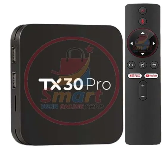 Android Smart TV Box "TX30 Pro 12K ULTRA HD" Voice Remote, Bluetooth ...