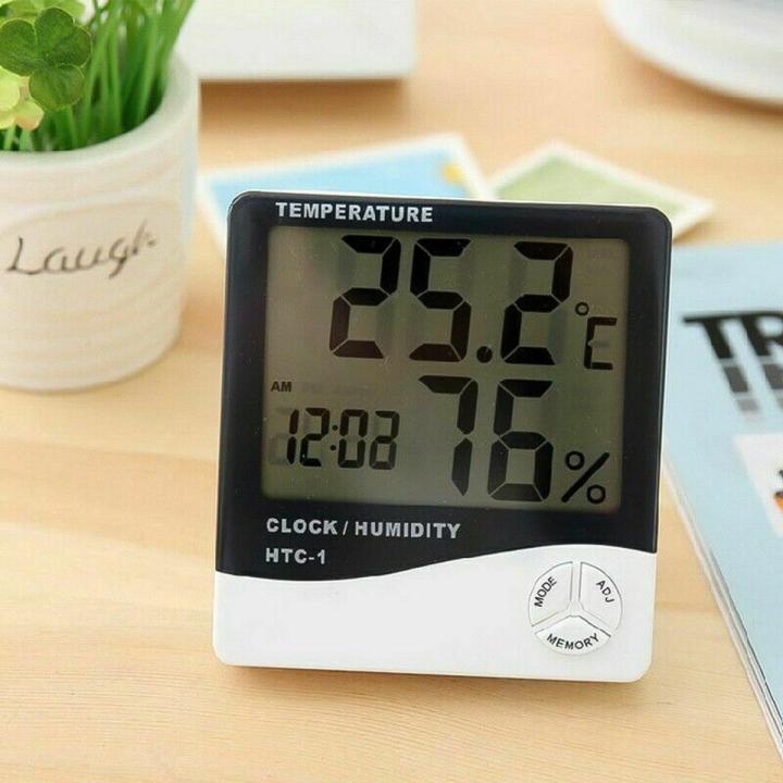 HTC-2 Indoor LCD Digital Temperature Humidity Meter Thermometer With ...