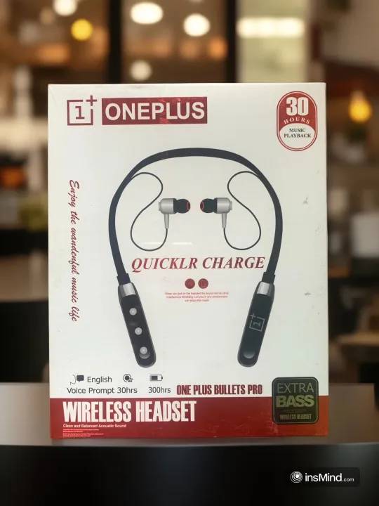 one plus Neckband Upgrade Version Bluetooth 5.0 IPX5 Dust Resistance ...