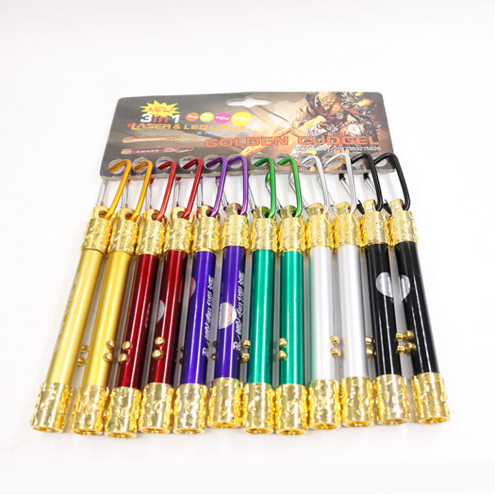 Golden Hoop Bar Flashlight 3-in-1 UV Counterfeit Detector Light ...