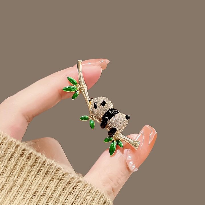 Panda brooch store