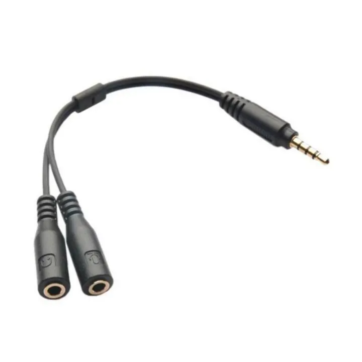 Karaoke Line Microphone Adapter Audio Male To 2 Female 3.5mm Audio ...