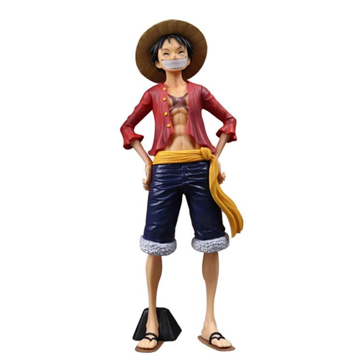 【Happy baby toy store】One Piece Figure Smiley Face Luffy Model Toy Room ...
