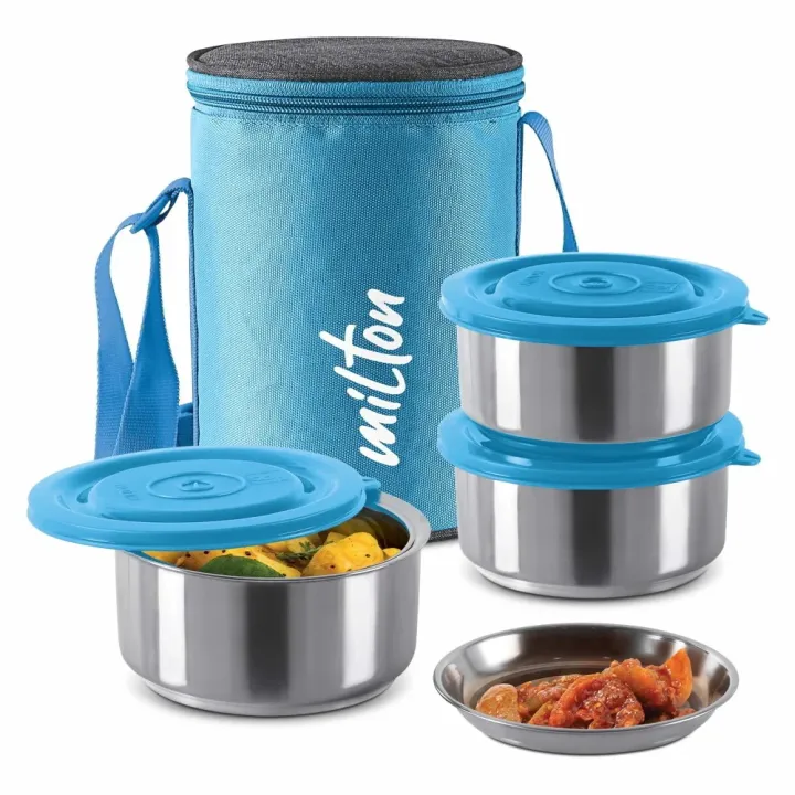 MILTON Ambition Lunchbox 3 MULTI-COLOR (900ML) | Daraz.com.bd