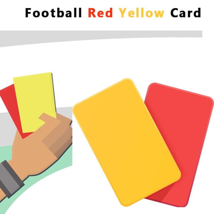 BEST Red And Yellow Cards Record Soccer Team Games Referee Football ...