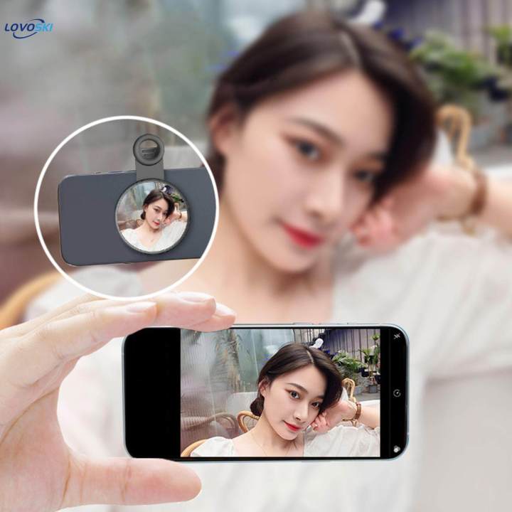 Smartphone Mirror Reflection Camera Mirror Clip for Phone Camera ...