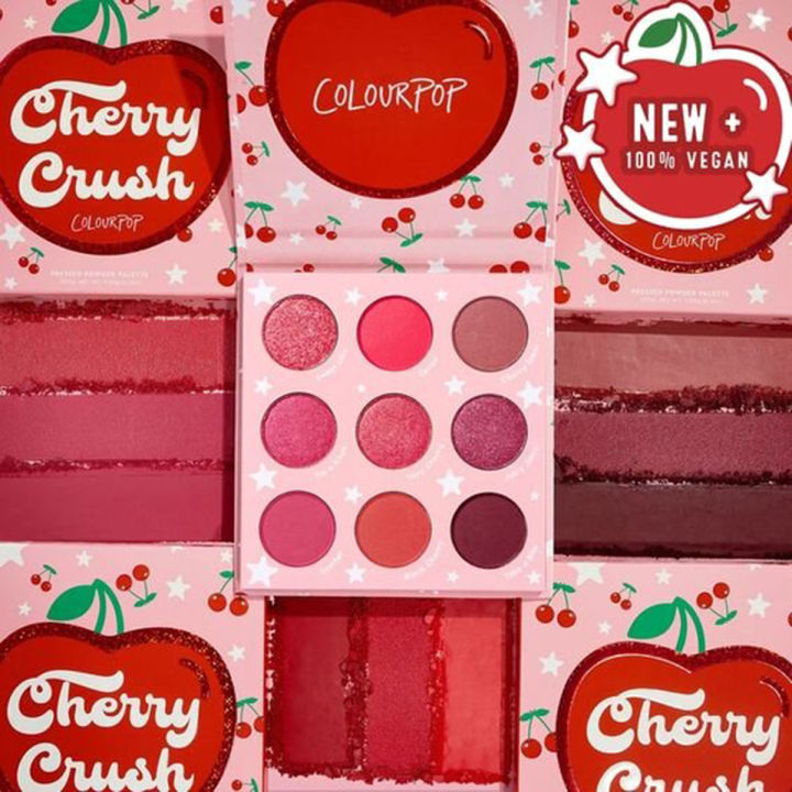 Colourpop - Pressed Eyeshadow Powder Palette Cherry Crush | Daraz.com.bd